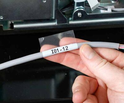 Etiquetas envolventes para cables de identificación industrial – Ruilabels